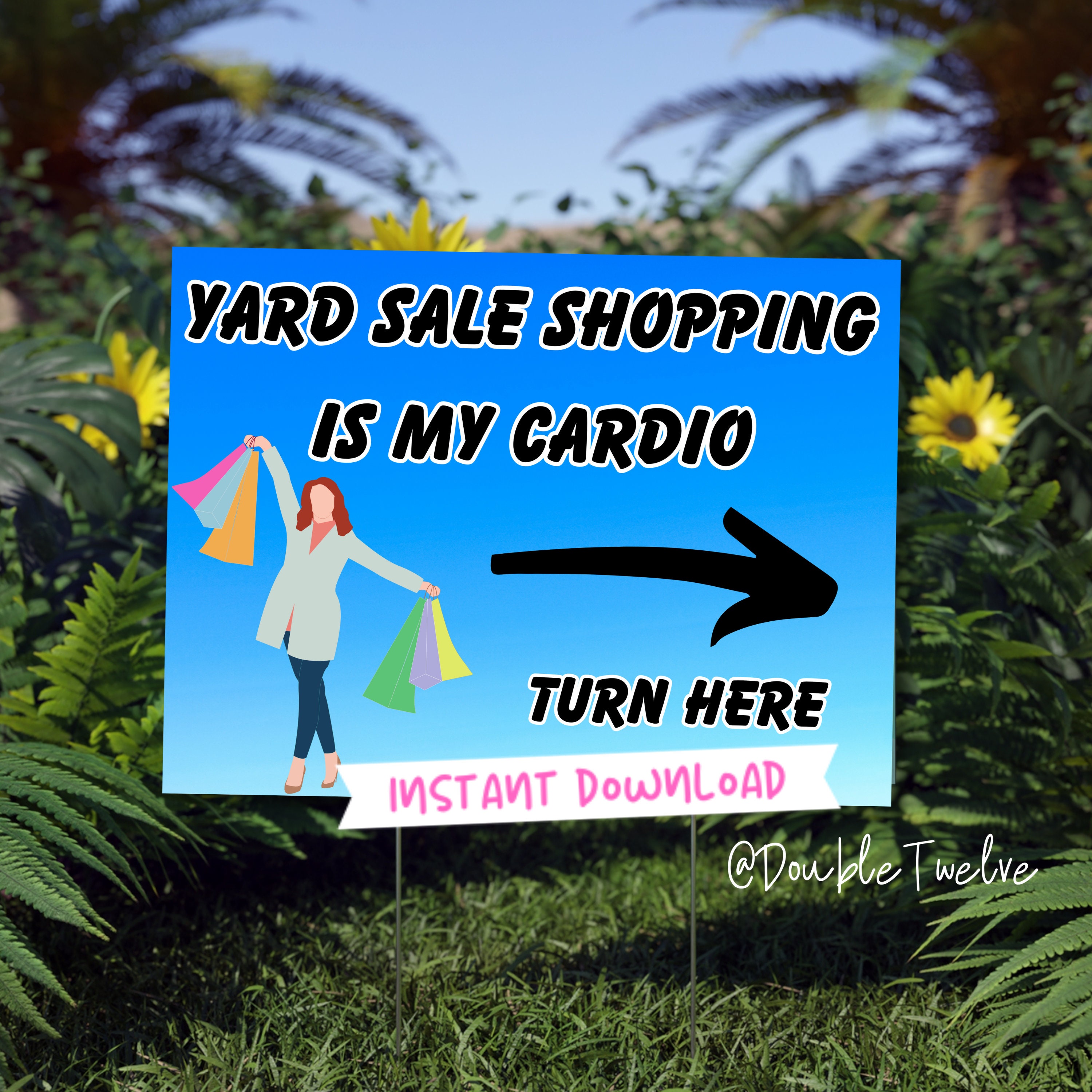 Funny Garage Sale Sign, DIY Yard Sale Printable, Printable Garage Sale ...