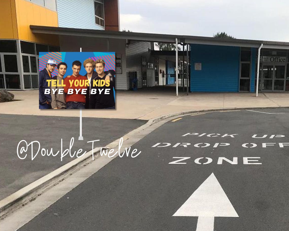 Funny School Drop off Signs, Back to School, Pick up Drop off Sign ...