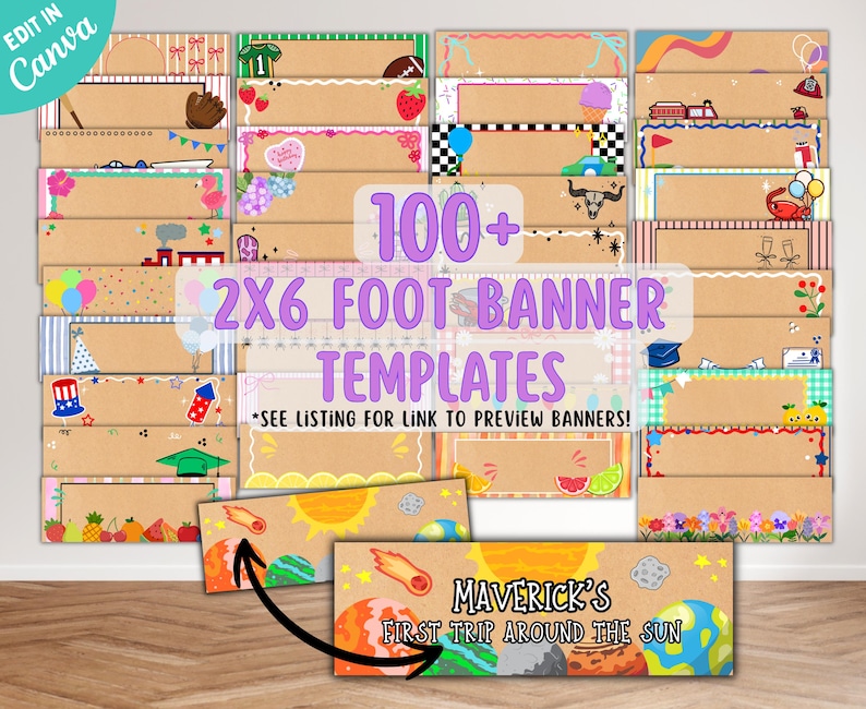 Printable Banner Borders + Frames, Walgreens 2x6 Foot Banners to Print ...