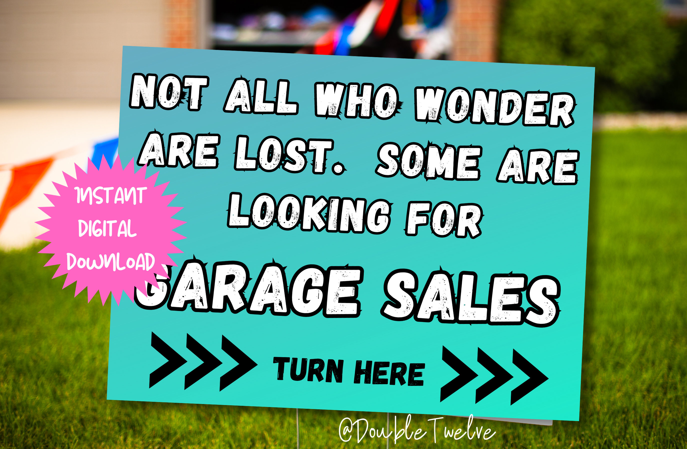 Funny Garage Sale Sign, Printable DIY Garage Moving Yard Sale, Print at ...