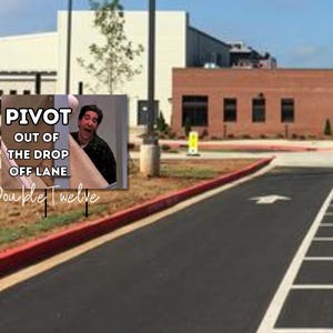Funny School Drop off Lane Sign, Printable Drop off Pick up Lane Signs ...