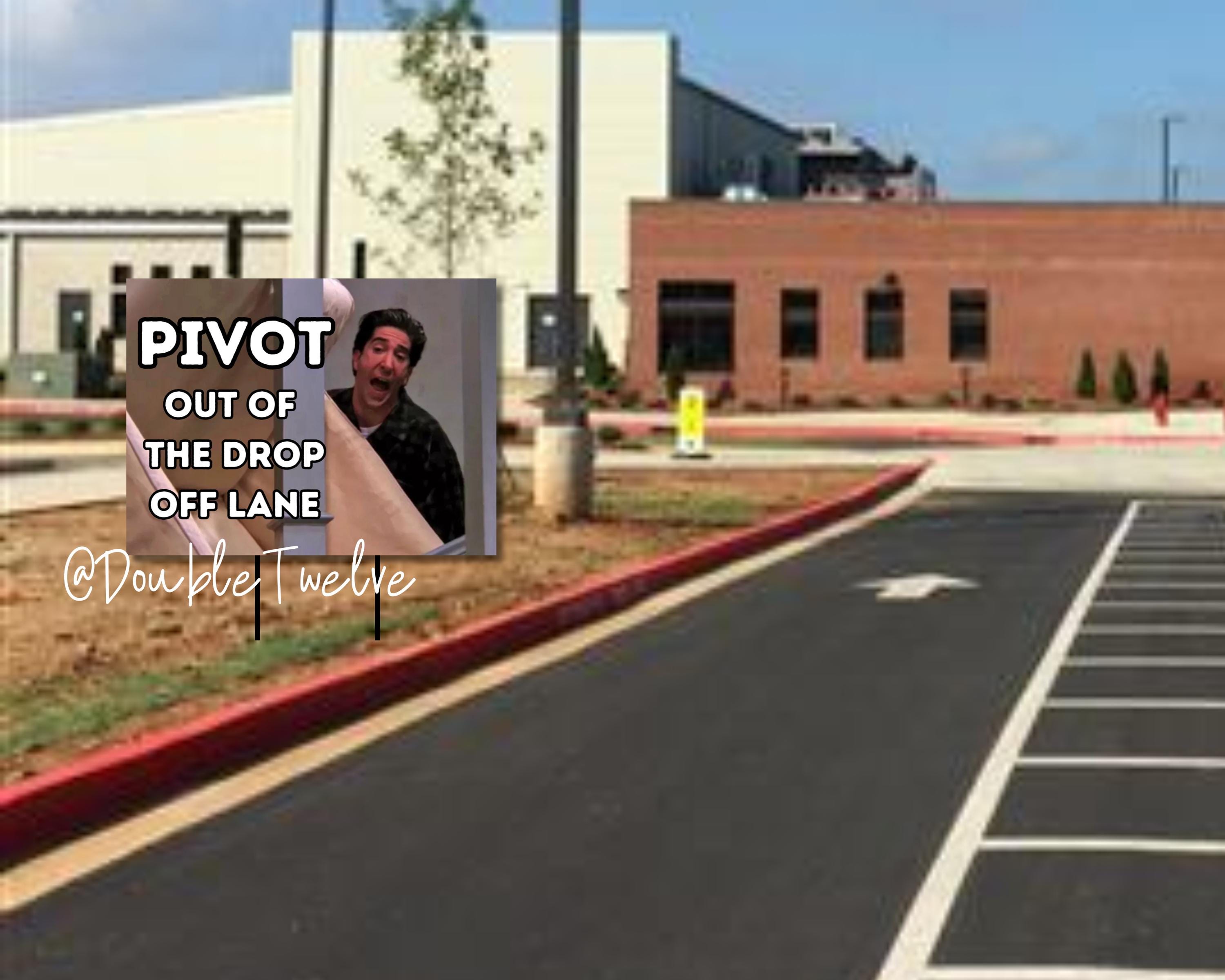 Funny School Drop off Lane Sign, Printable Drop off Pick up Lane Signs ...