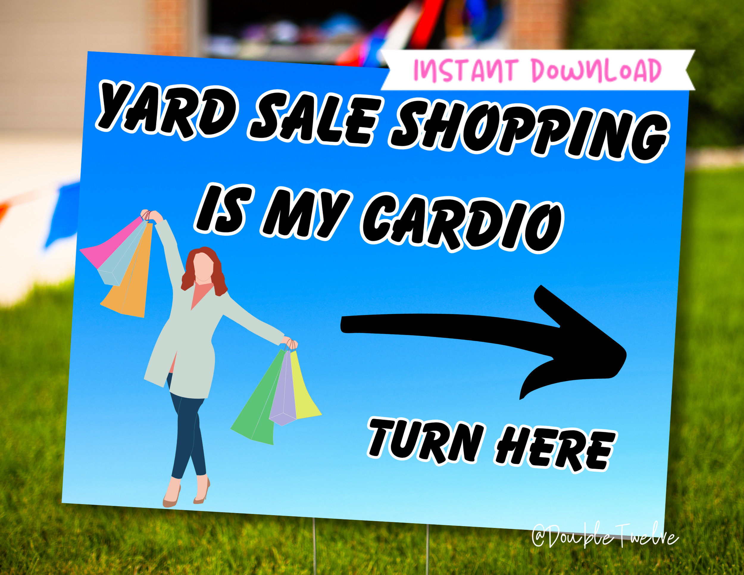 Funny Garage Sale Sign, DIY Yard Sale Printable, Printable Garage Sale ...