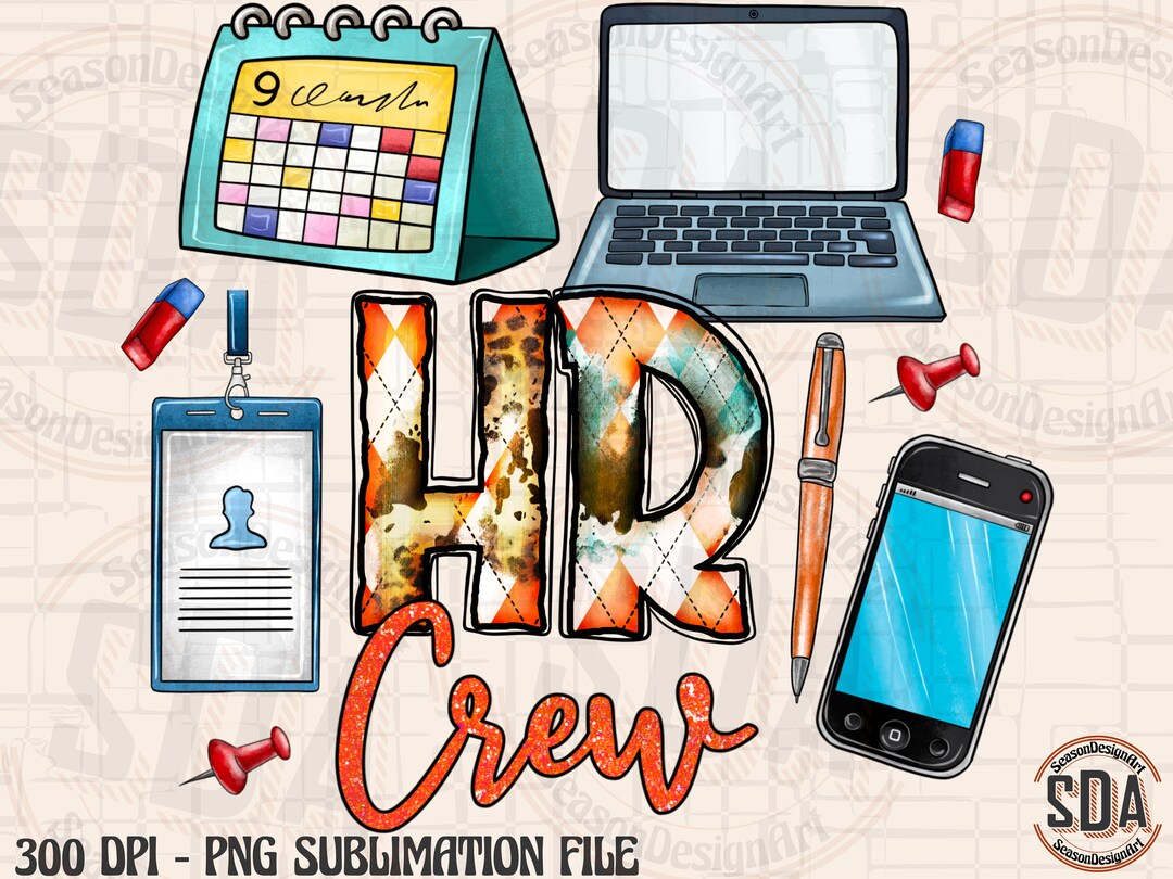 HR Crew Sublimation Design Png, Emergency Room Png,nurse Life Png ...