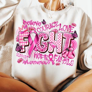 Breast Cancer Awareness PNG: Graffiti Style, Survivor & Warrior Design ...