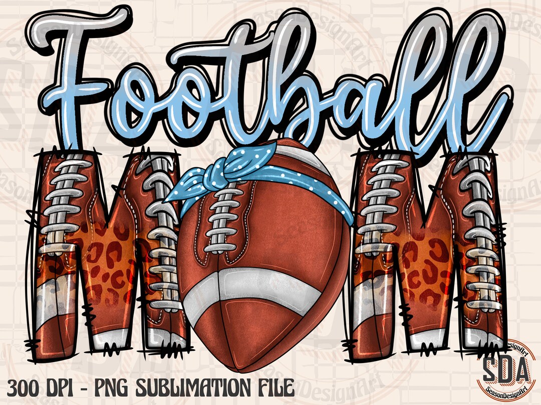 Football Mom, Mother's Day Design, Sports Mama Png,american Football ...