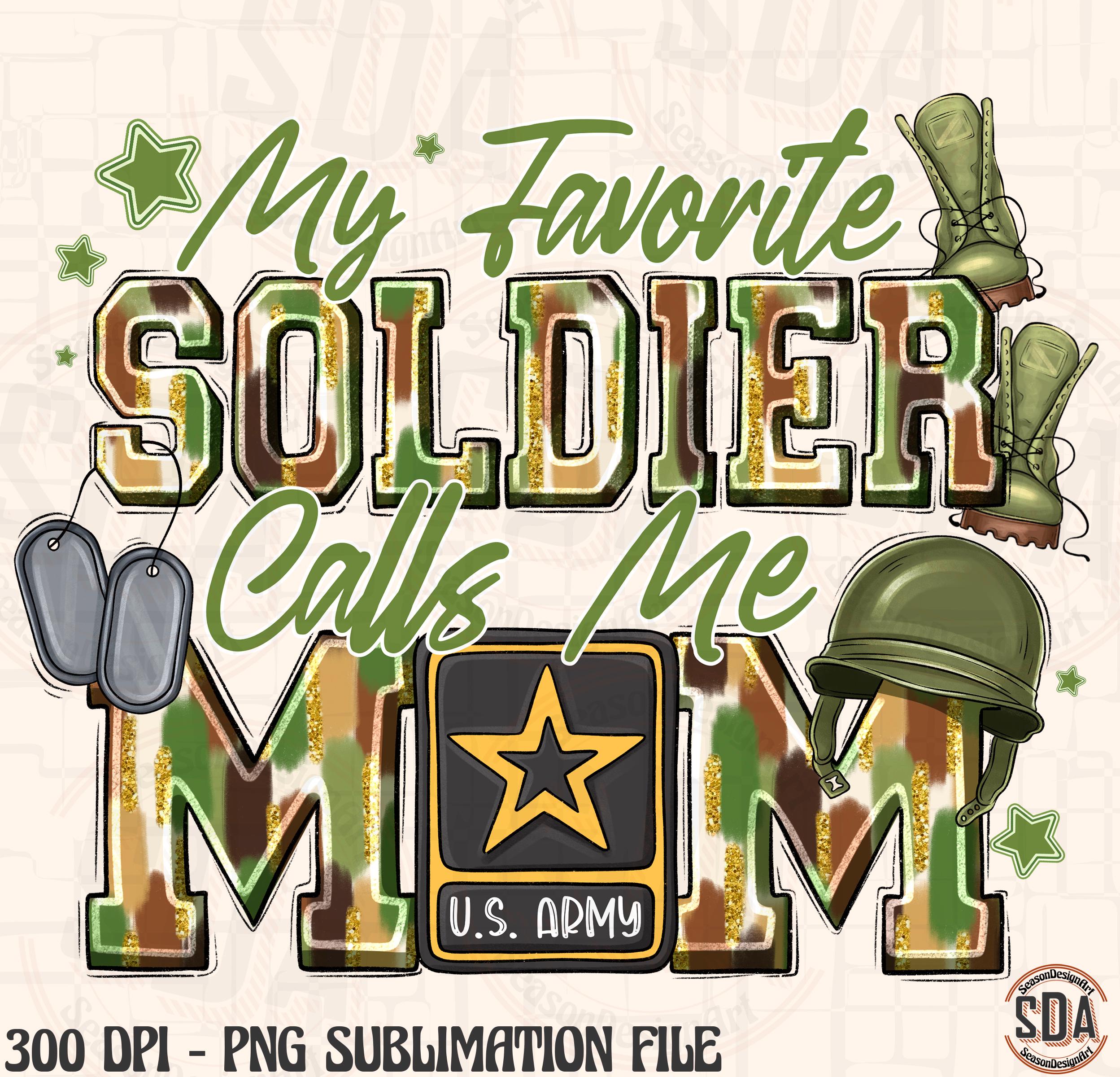 Soldier Mom PNG: Army Family Design (digital Download) - Etsy