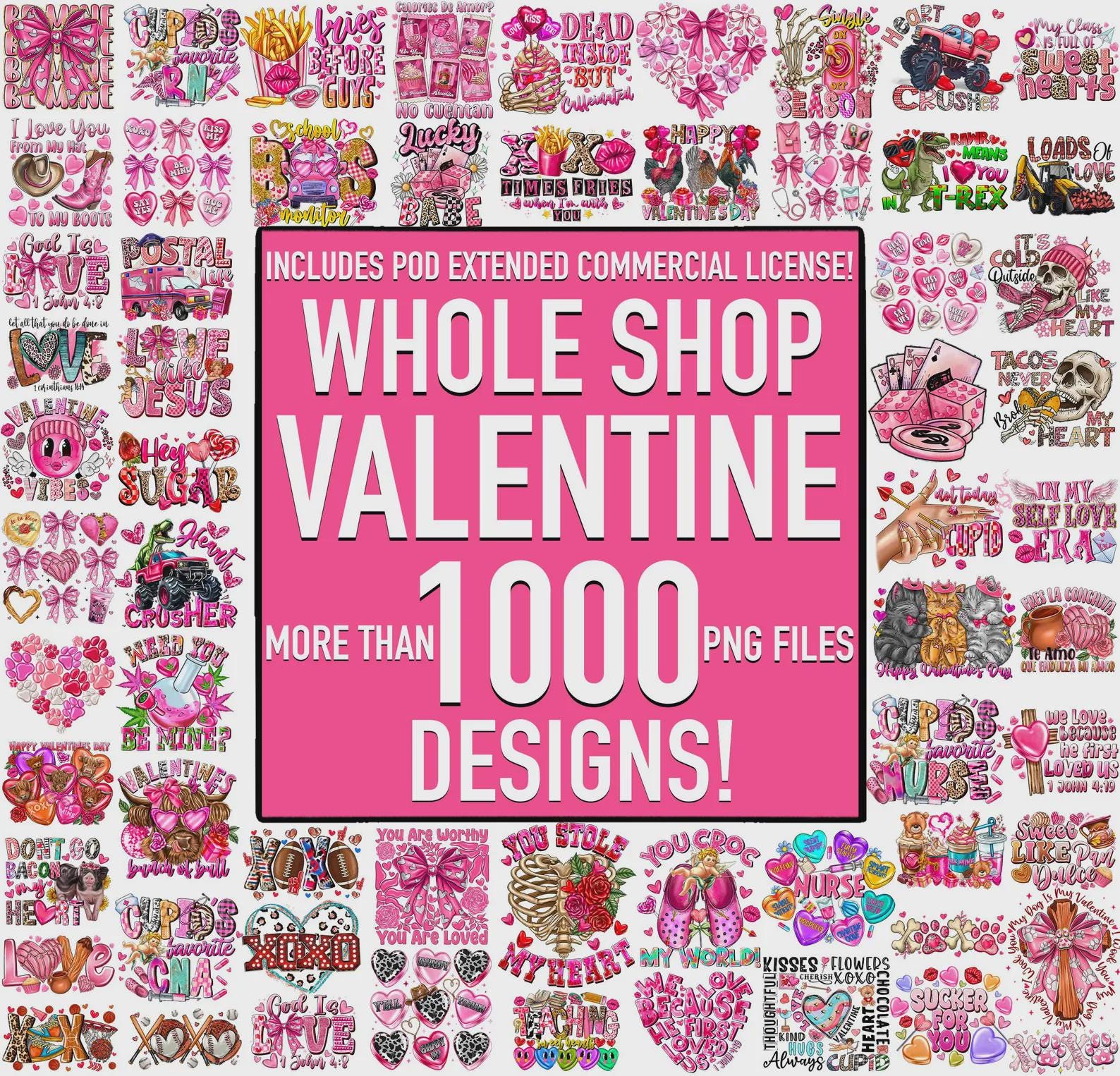 Entire Store Bundle, All Past and Future Designs, Commercial Use ...