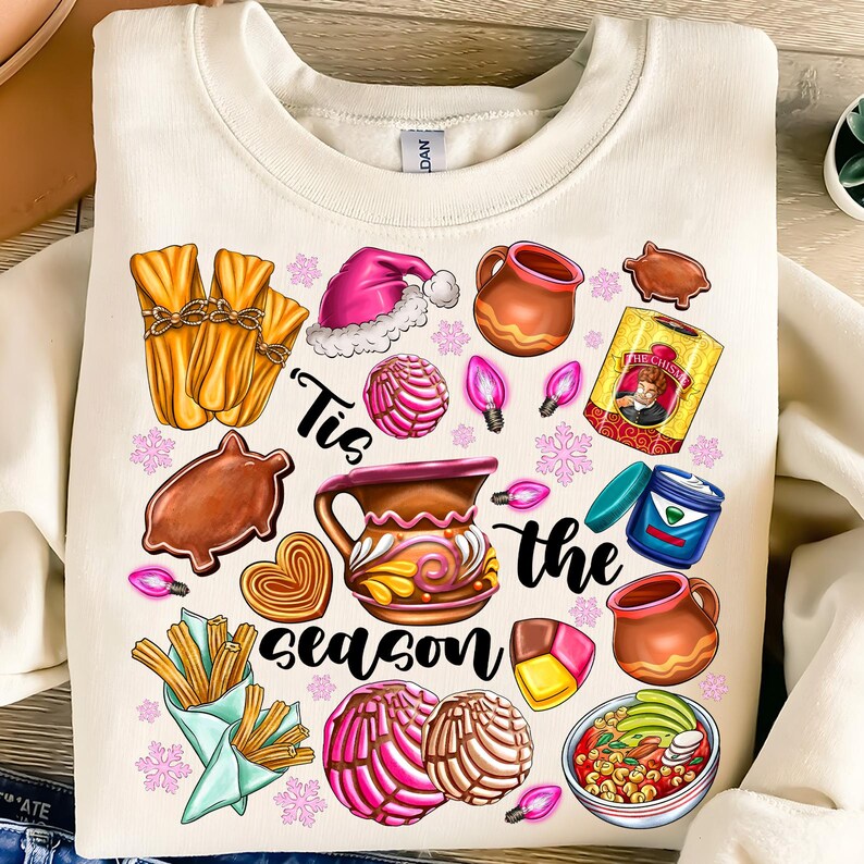 Mexican Christmas PNG: Pan Dulce & Tamale Clipart (digital Download - Etsy
