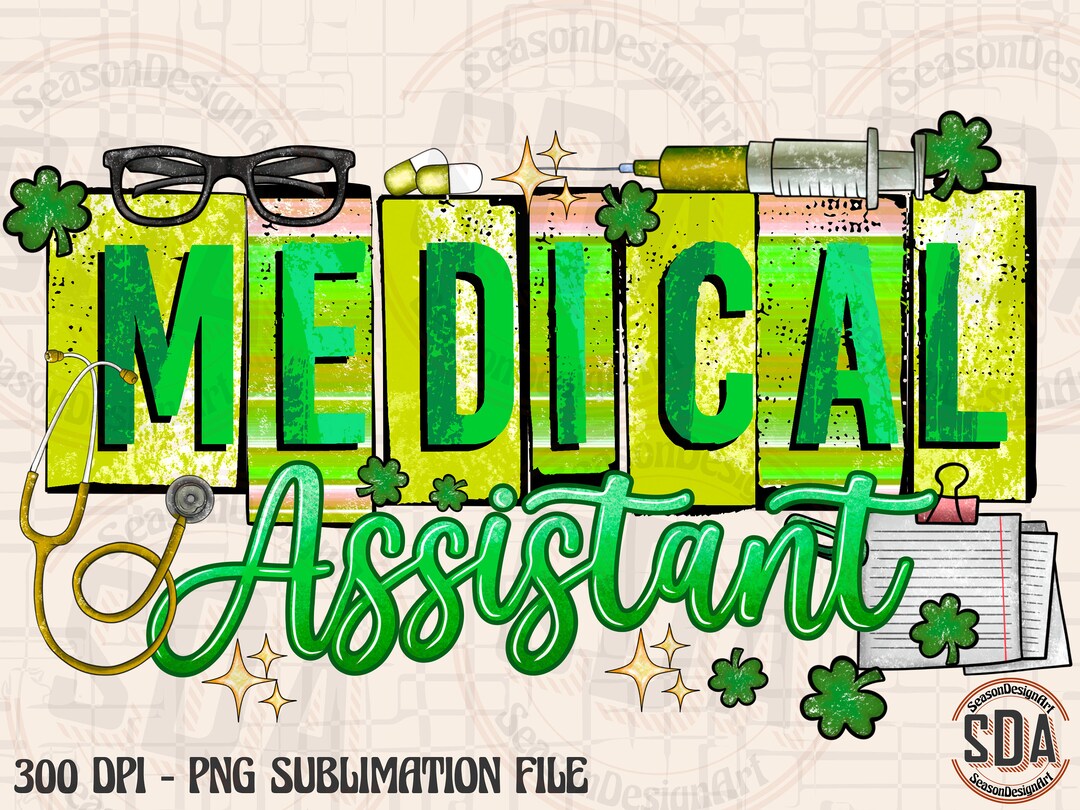 St. Patricks Day Medical Assistant Png, St. Patrick's Day Nurse Life ...