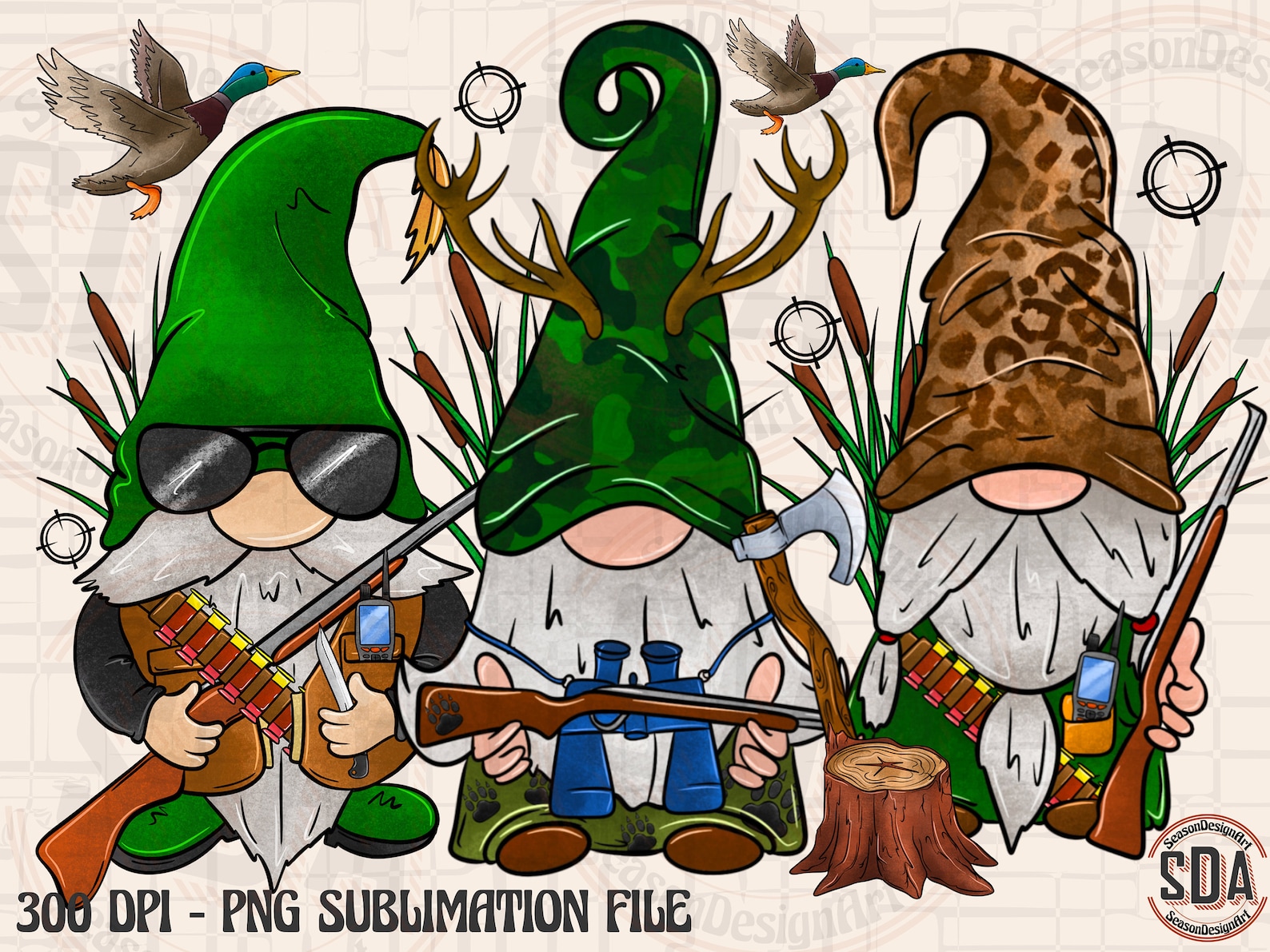 Hunting Season Gnome Png Hunting Gnome Pnghunter Gnomes Png - Etsy