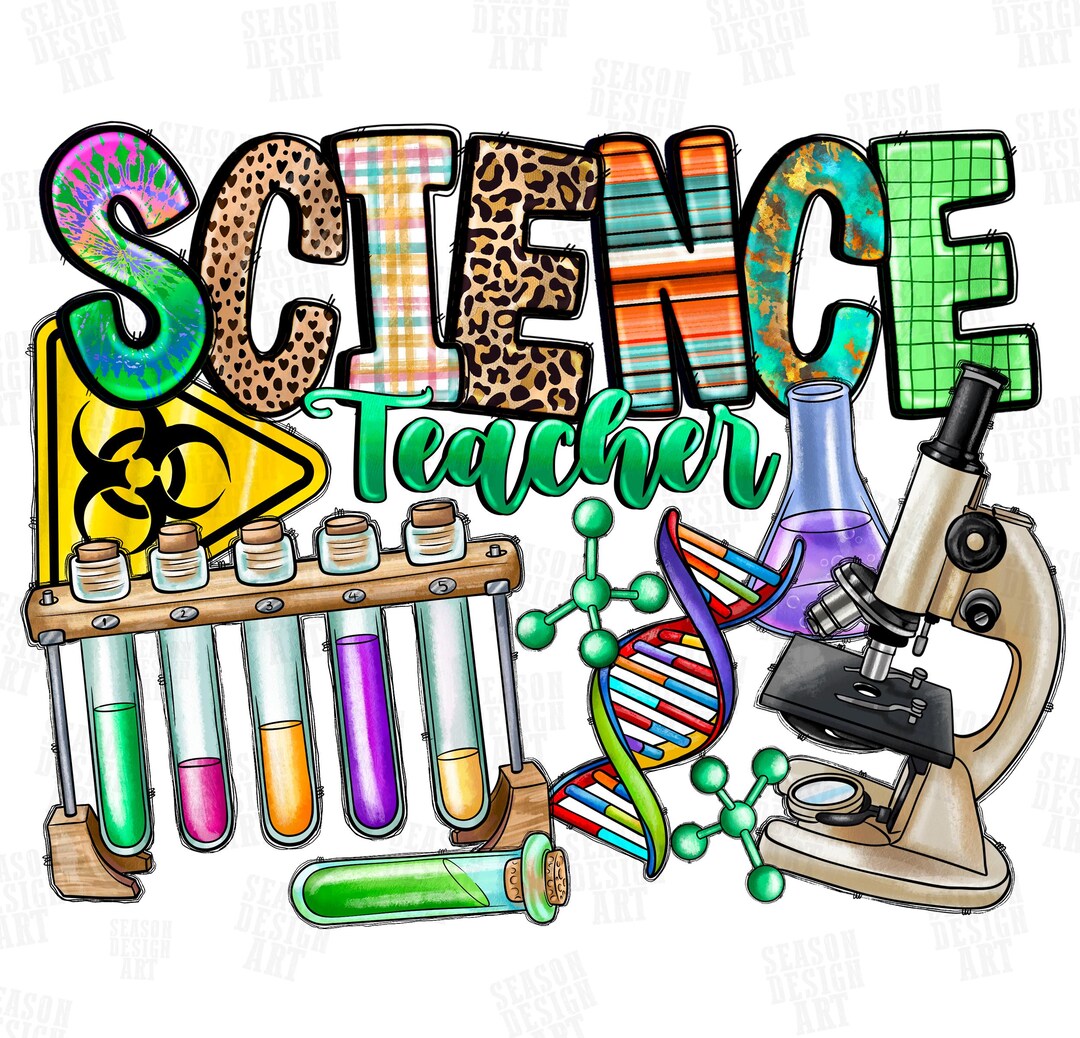 Science Life PNG Design: Love Science, Back to School (digital Download ...
