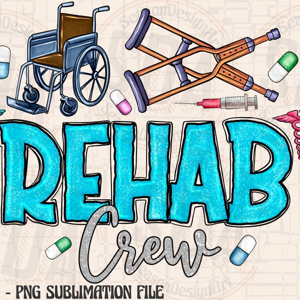 Rehab Crew Svg Files - Etsy
