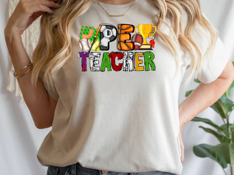 PE Teacher Sublimation Design: Sports PNG (digital Download) - Etsy