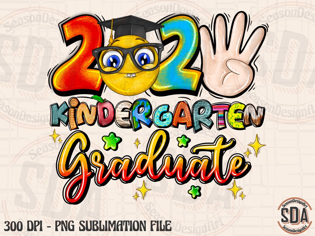 2024 Kindergarten Graduate Png, Kindergarten Graduation Sublimation ...