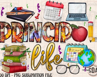 Principal Sublimation PNG Assistant Principal Back to - Etsy
