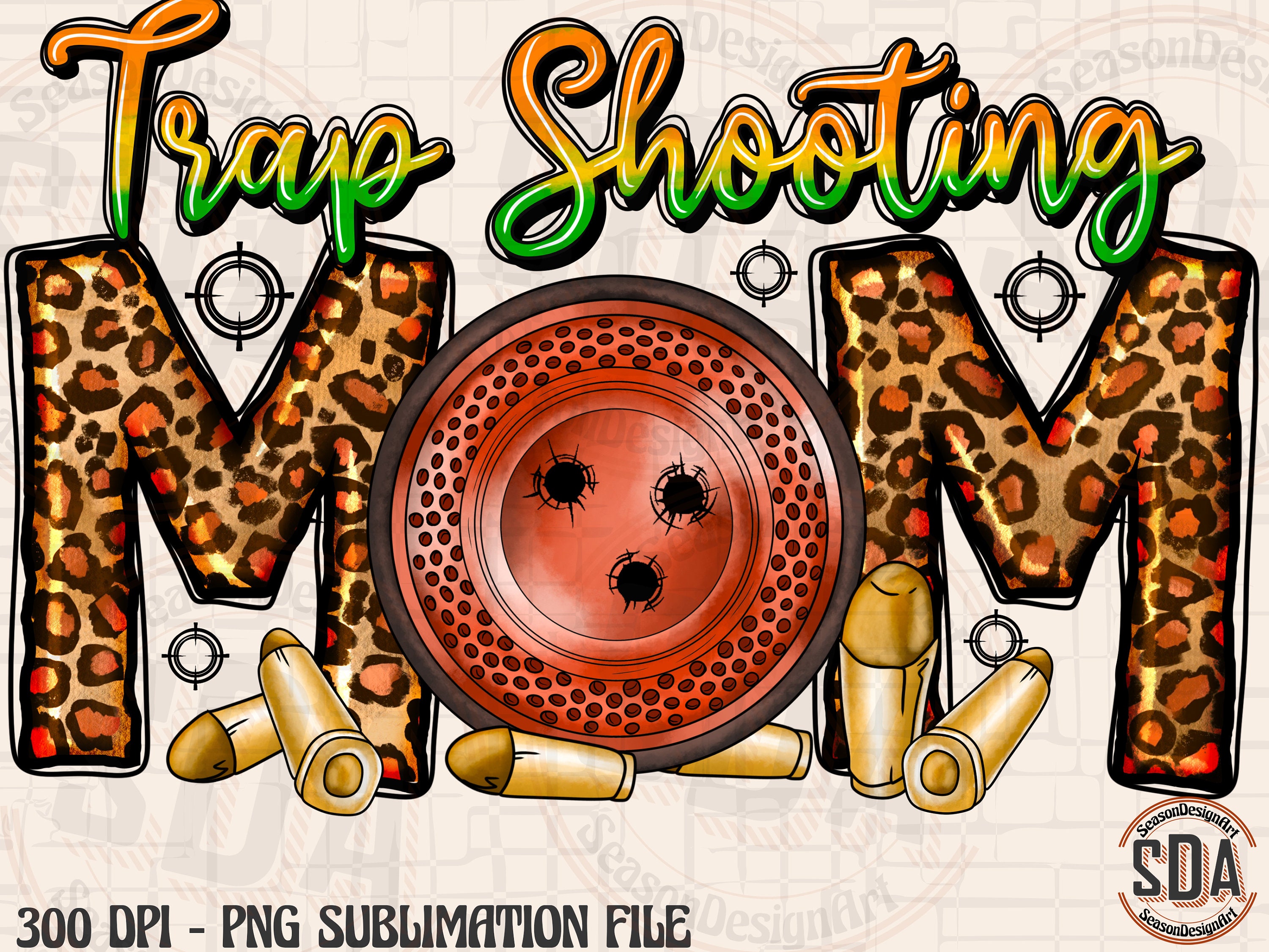 Trap Shooting Mom PNG, Mama Sublimation Design, Mom Png, Leopard ...