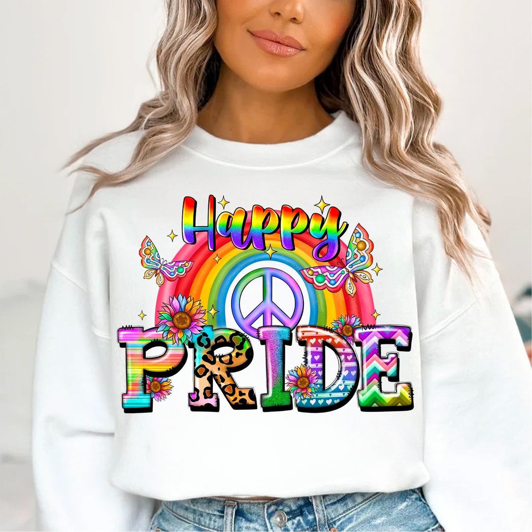 Happy Pride Png Sublimation Design Download, LGBTQ+ Png, Western Pride ...