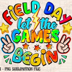 Field Day PNG: School Sublimation Design (digital Download) - Etsy