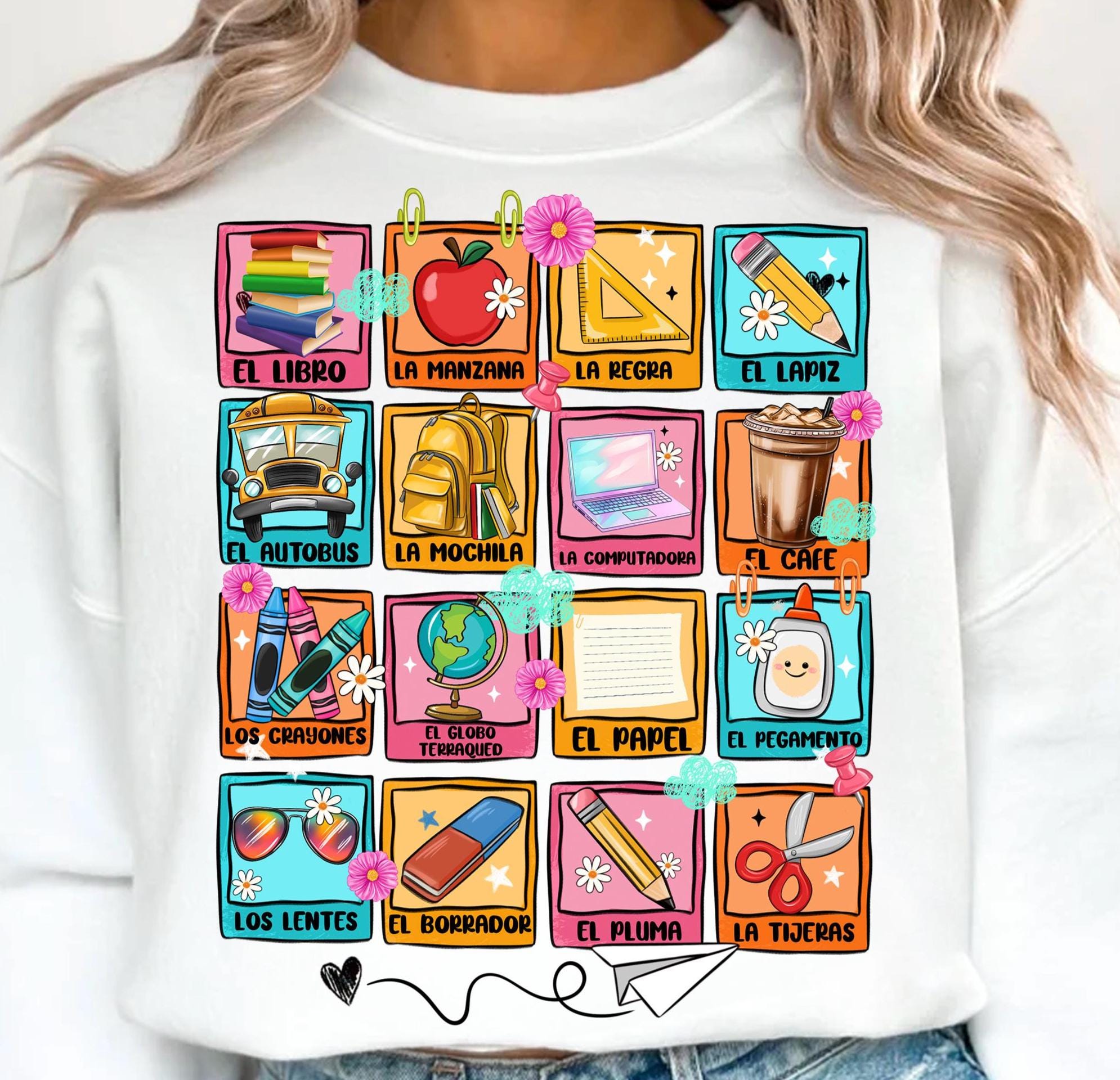 Spanish Teacher PNG, Back to School Design (digital Download) - Etsy