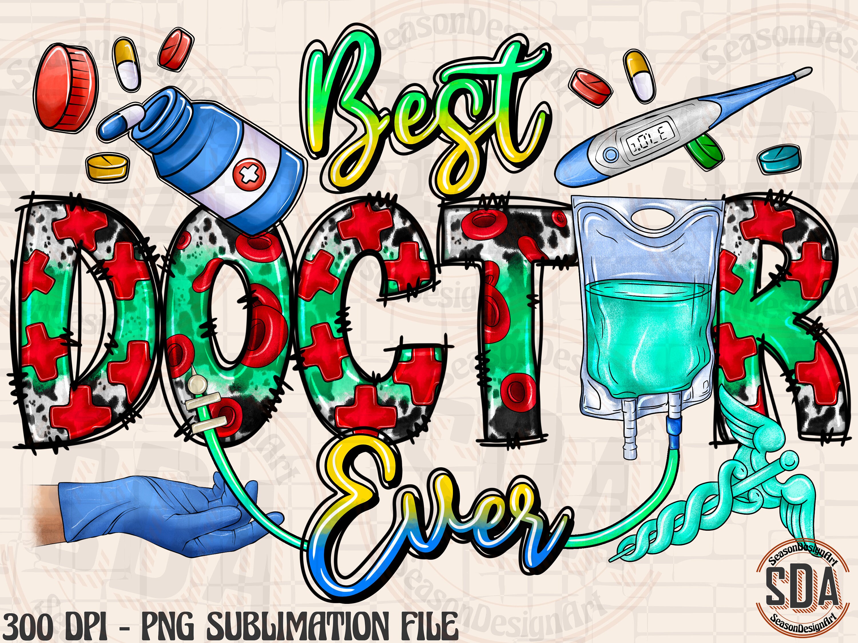 Best Doctor Ever Png Doctor Png Best Doctor Designdigital - Etsy Australia