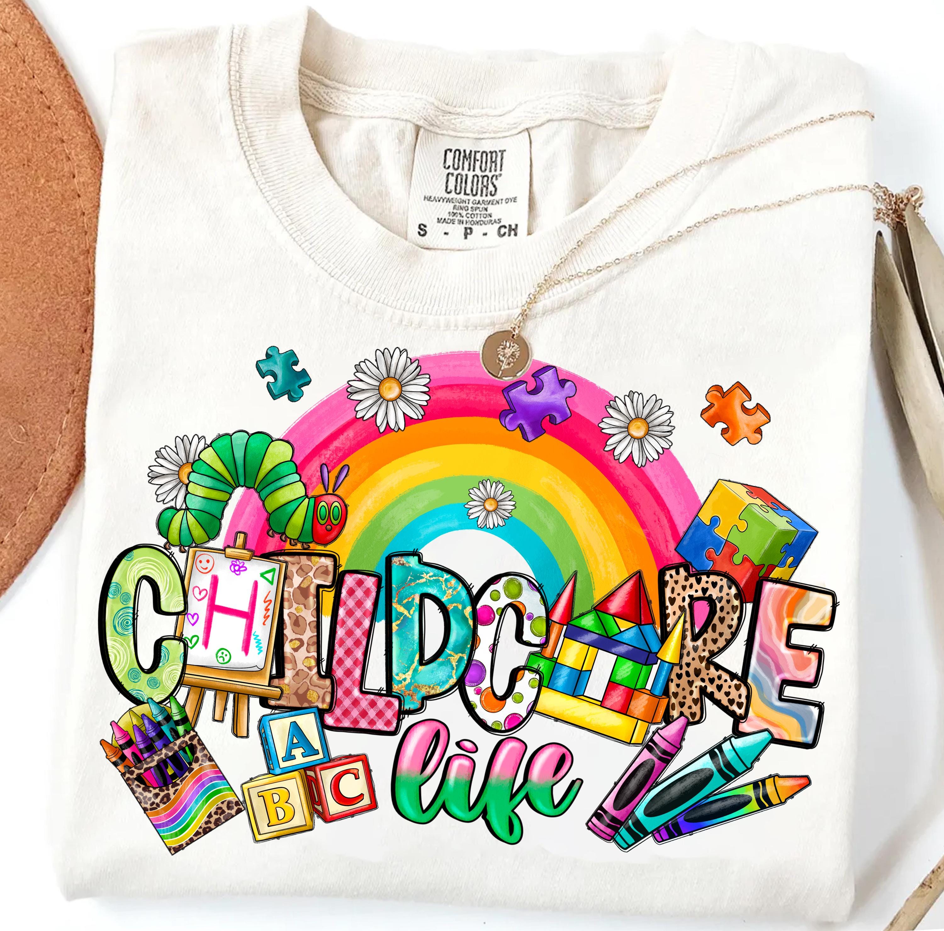 Childcare Life PNG: Sublimation Design (digital Download - Etsy