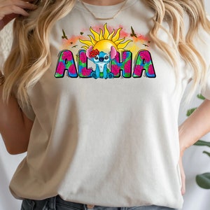 Aloha Summer Stitch PNG: Floral Sublimation Design (digital Download ...