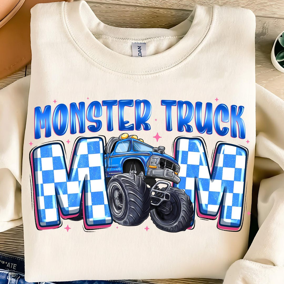 Mama Monster Truck Digital Image (PNG File) Monster Truck Mama PNG ...
