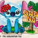 Ohana Stitch Png Sublimation Design Download, Cute Stitch Png, Hand ...