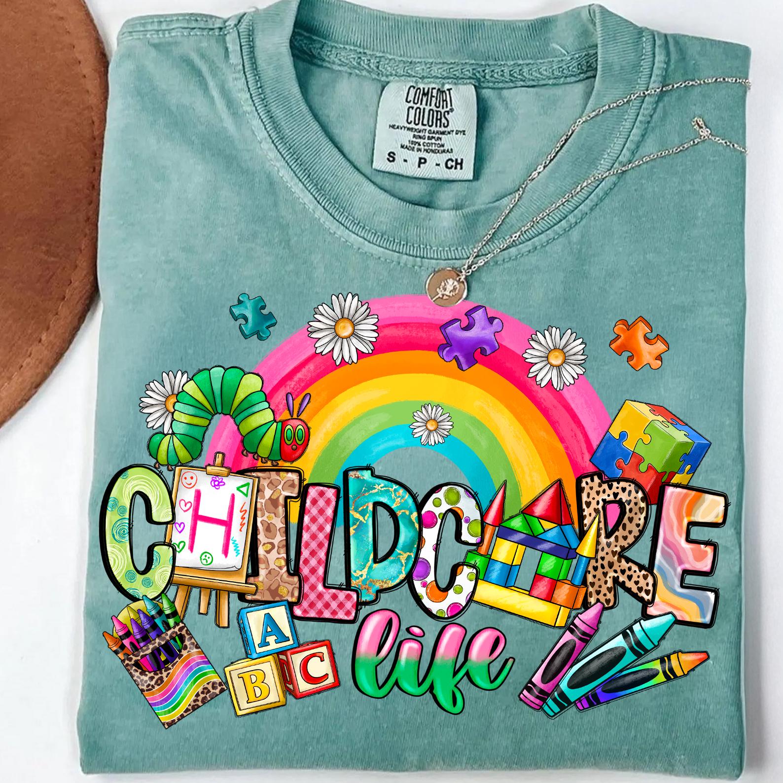 Childcare Life PNG: Sublimation Design (digital Download - Etsy