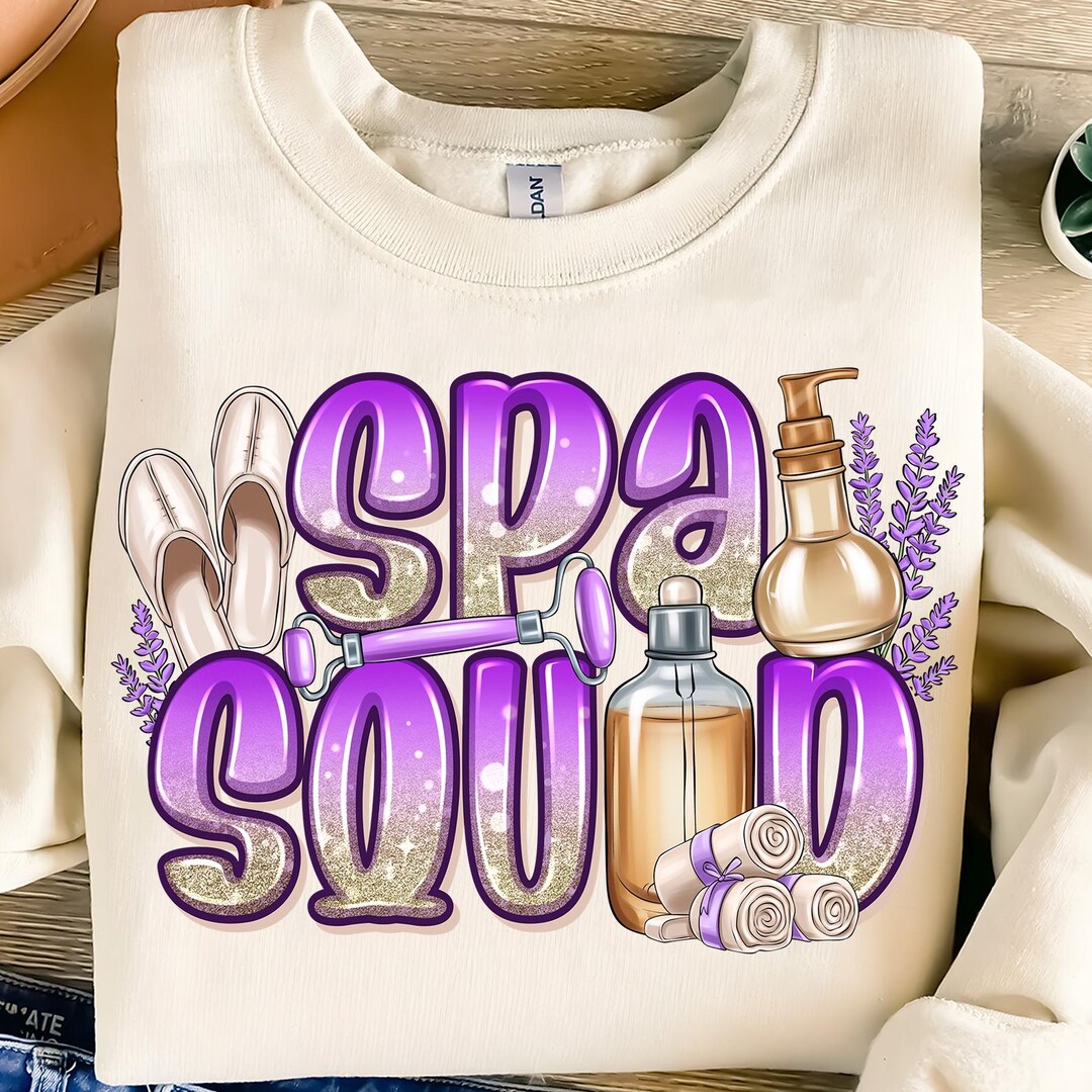 Spa Squad PNG: Glam Party Clipart (digital File) - Etsy