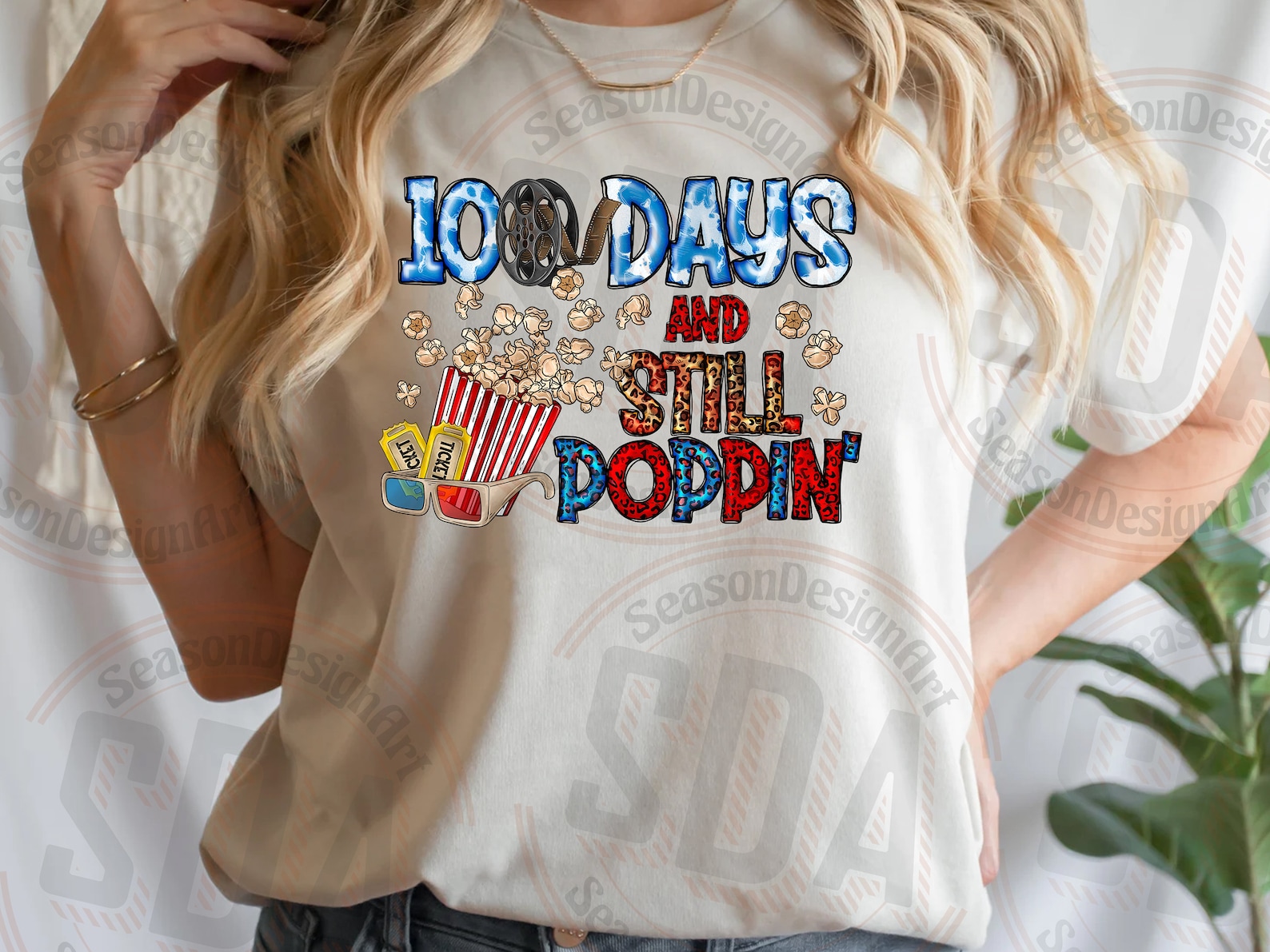100 Days and Still Poppin' Png 100 Days of School 100 - Etsy