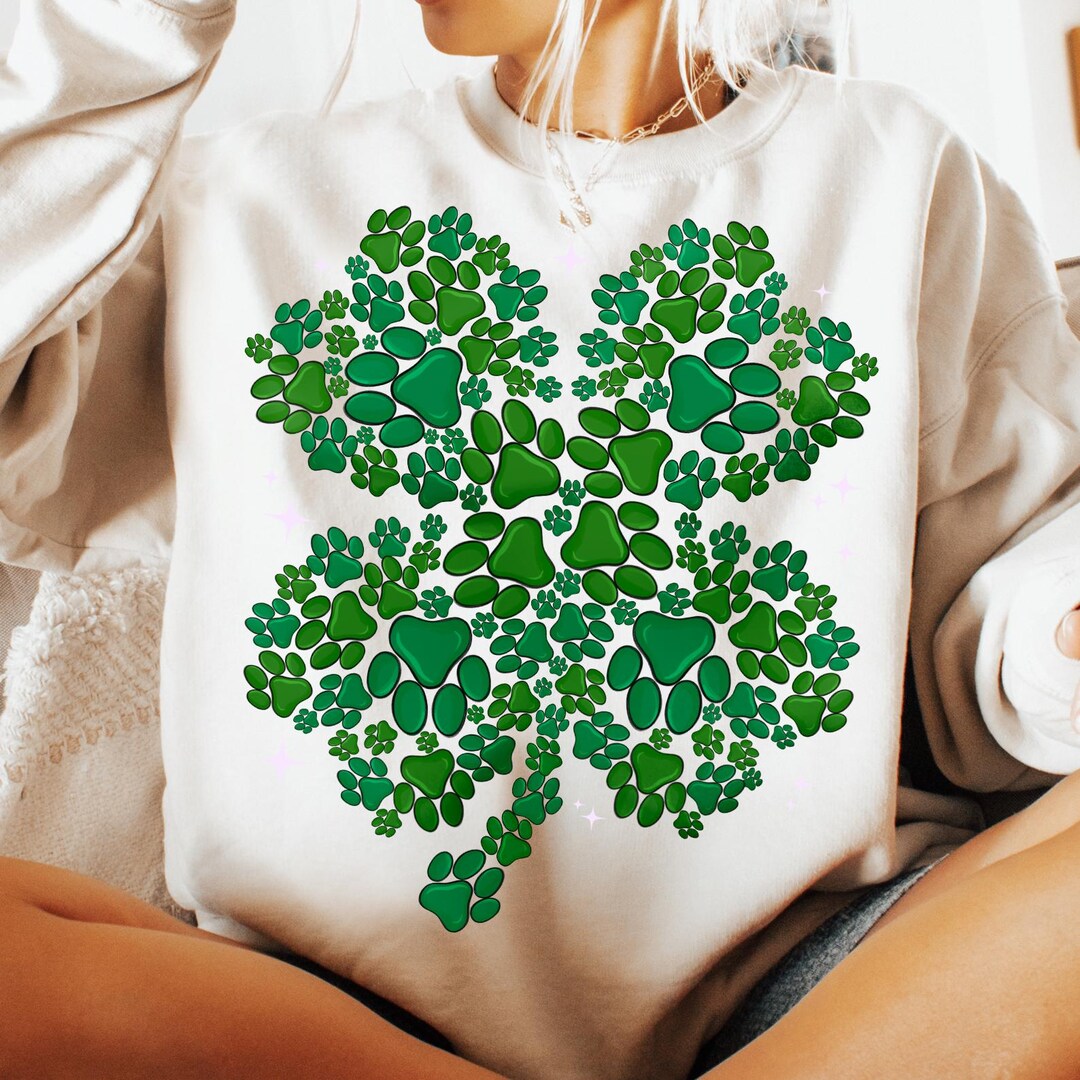 Shamrock Dog Paw Png, Shamrock Heart, Shamrock Paw Png, Shamrock Png ...