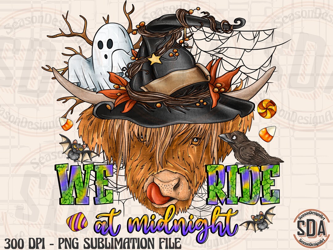 We Ride at Midnight Png, We Ride at Midnight , Cow , Halloween ...