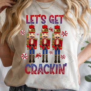 Let's Get Crackin' Png, Christmas Png, Nutcracker Png, Retro Christmas ...