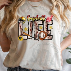 Baseball Life Png, Sublimation Design, Baseball is Life Png, Baseball ...