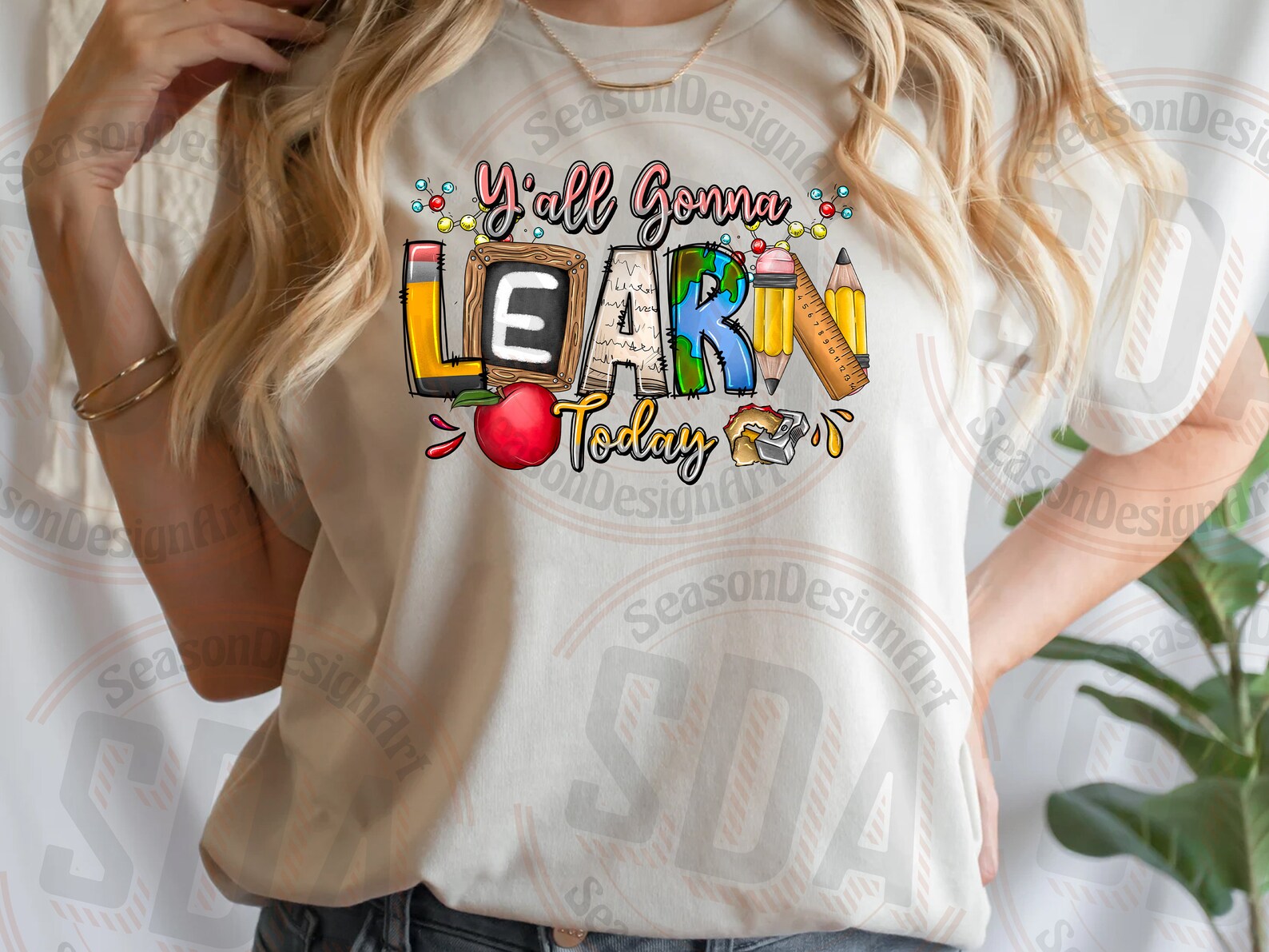 Y'all Gonna Learn Today PNG: Teacher Sublimation Design (digital ...