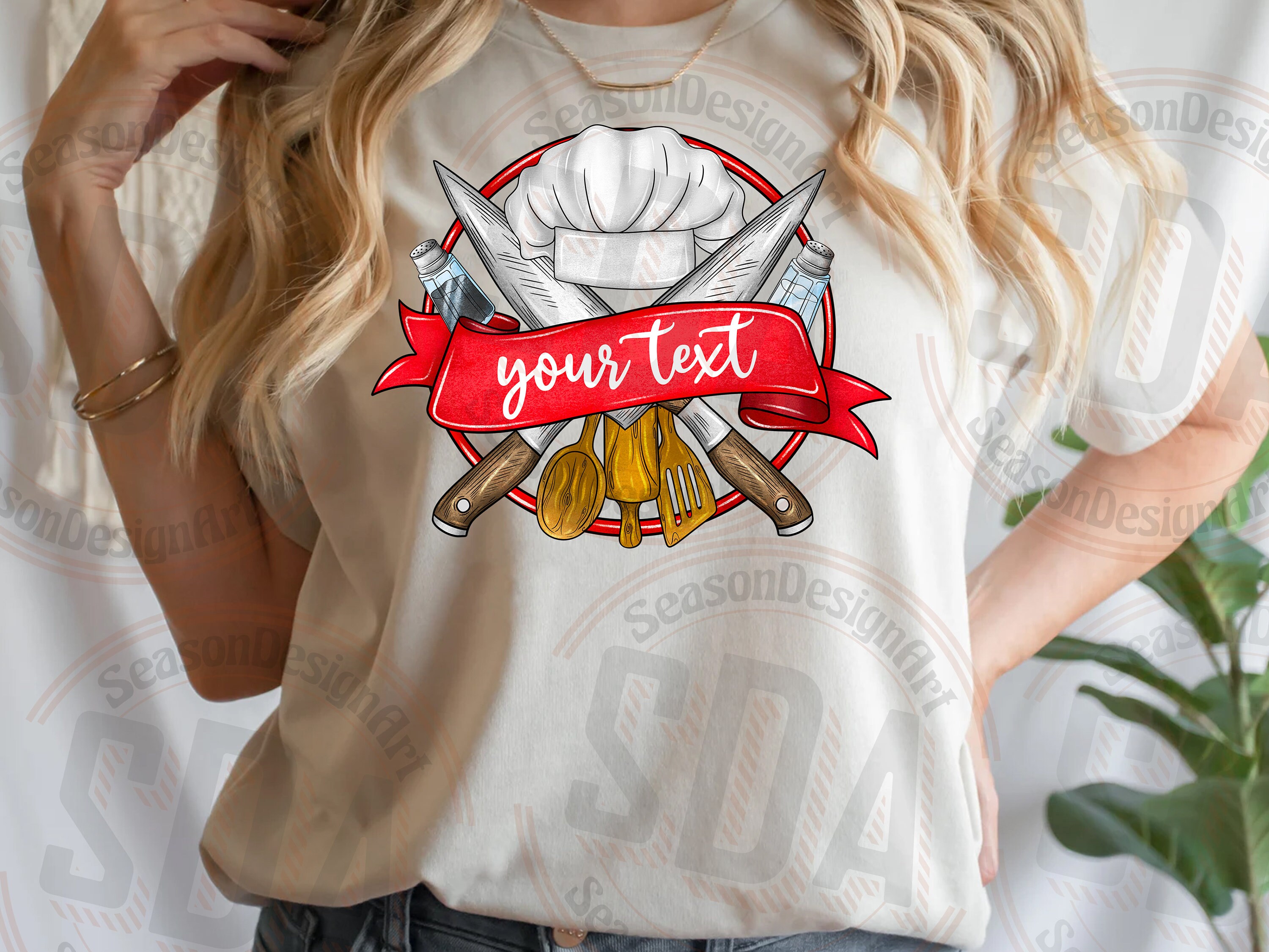 Customize Kitchen Tools PNG: Chef Logo Sublimation Design (digital ...