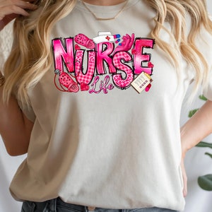 Valentine's Day Nurse Life Png Sublimation Design Download, Happy ...