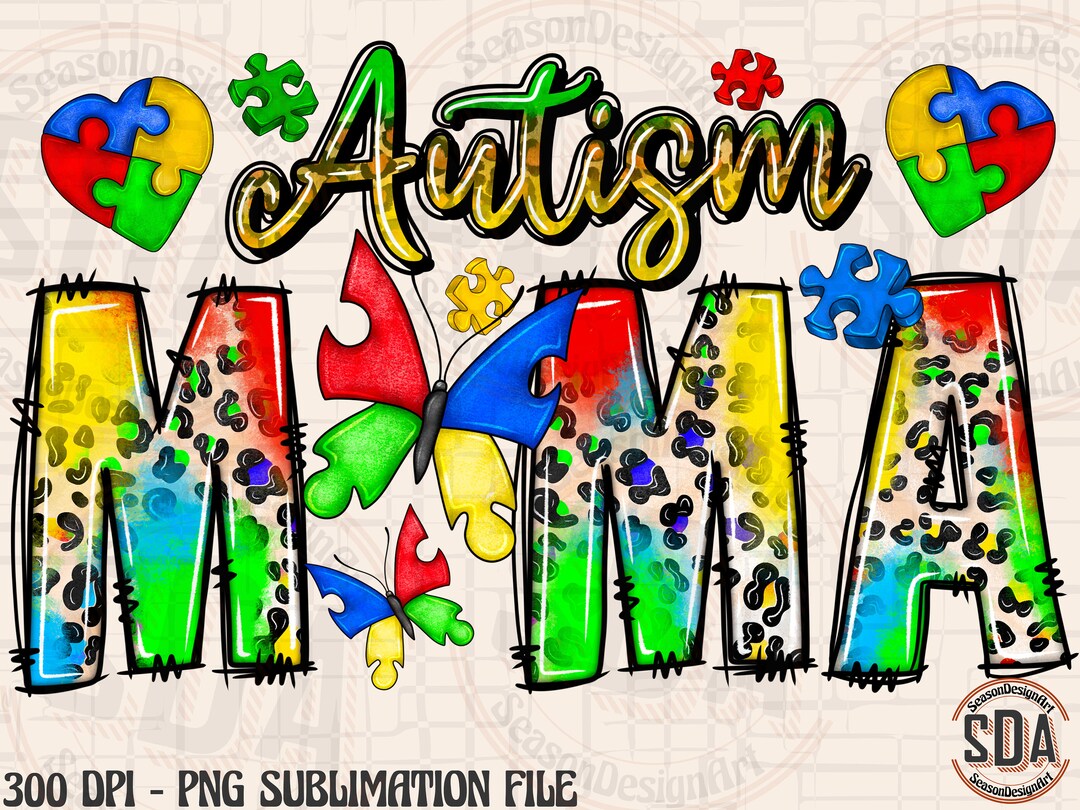 Autism Mama Png, Autism Awareness Mama PNG Design, Autism Design ...
