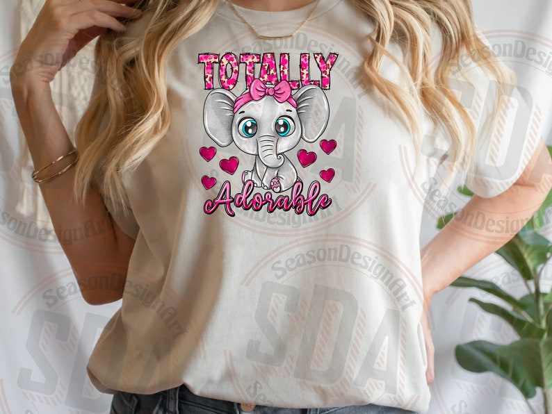 Totally Adorable Png Sublimation Design Download Baby Girl - Etsy