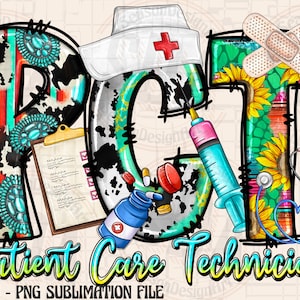 Western PCT Nurse PNG: Sublimation Design Download - Etsy