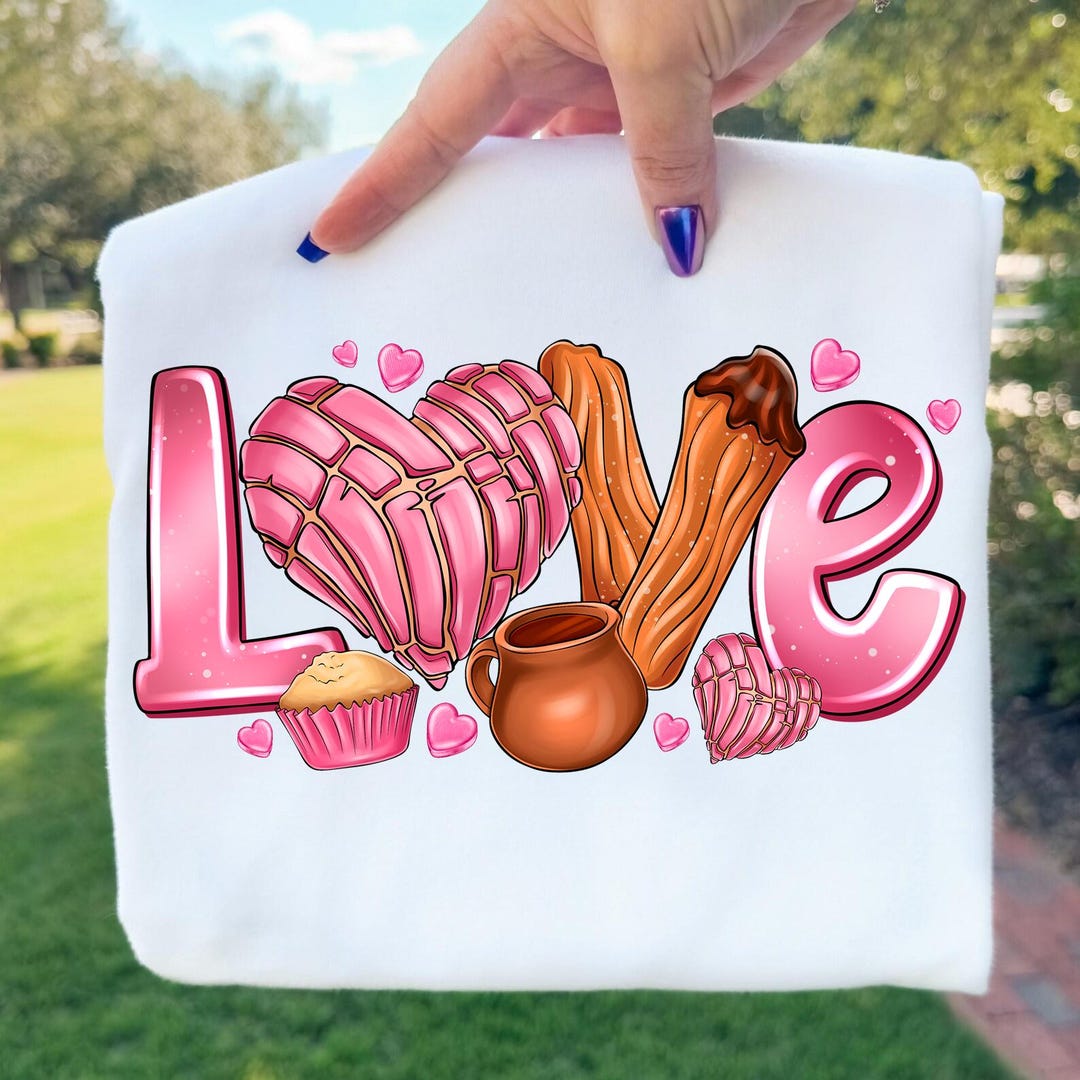 Love Concha Pan Dulce PNG, Funny Mexican Bread Lover PNG, Xoxo Png ...