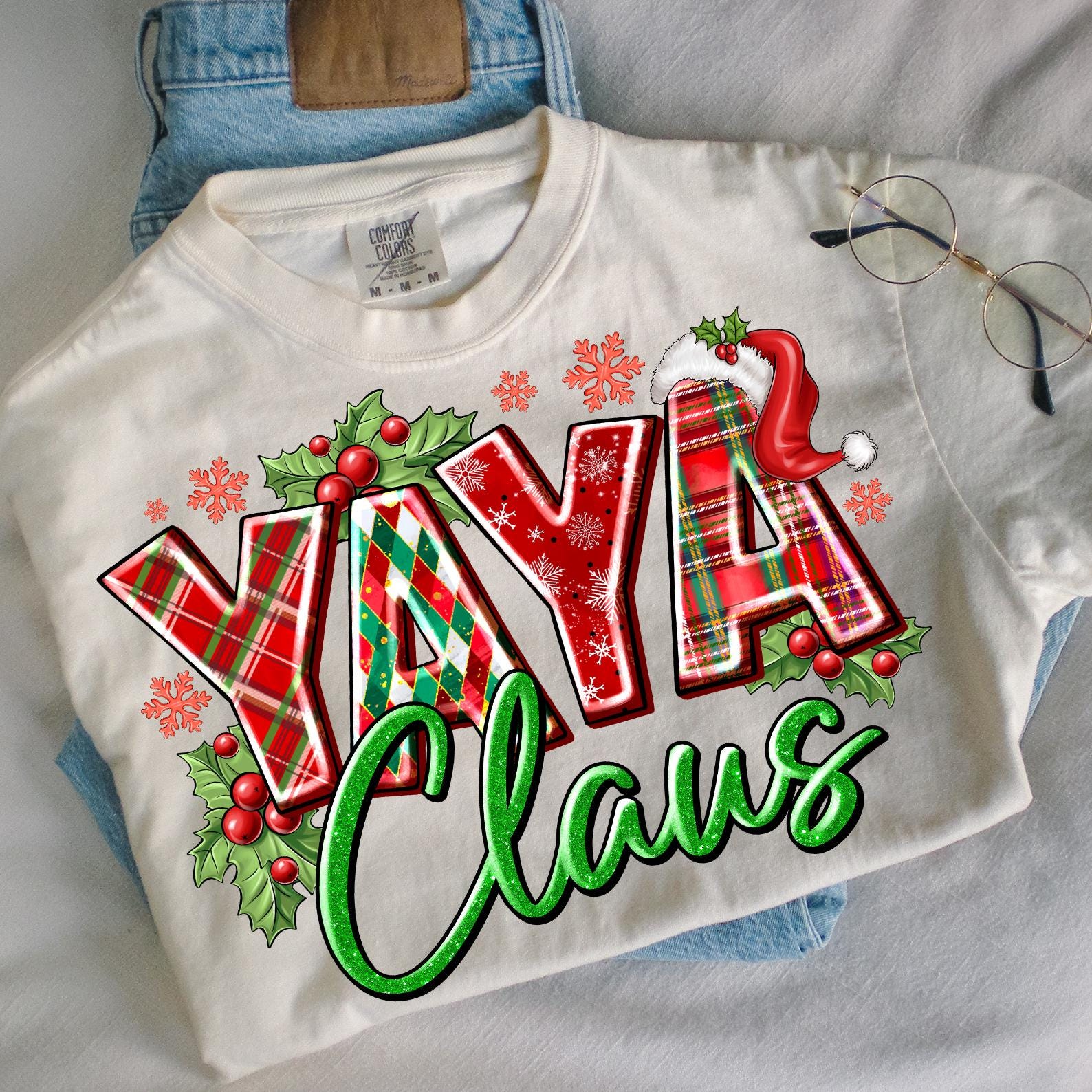Christmas Yaya Claus PNG: Sublimation Design (digital Download) - Etsy