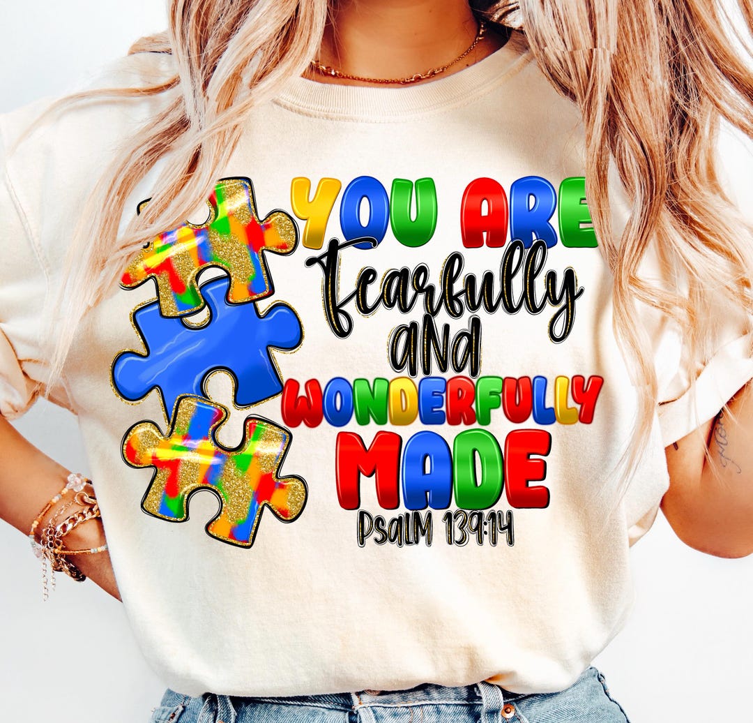 Autism Awareness Png: Scripture Design (digital File) - Etsy