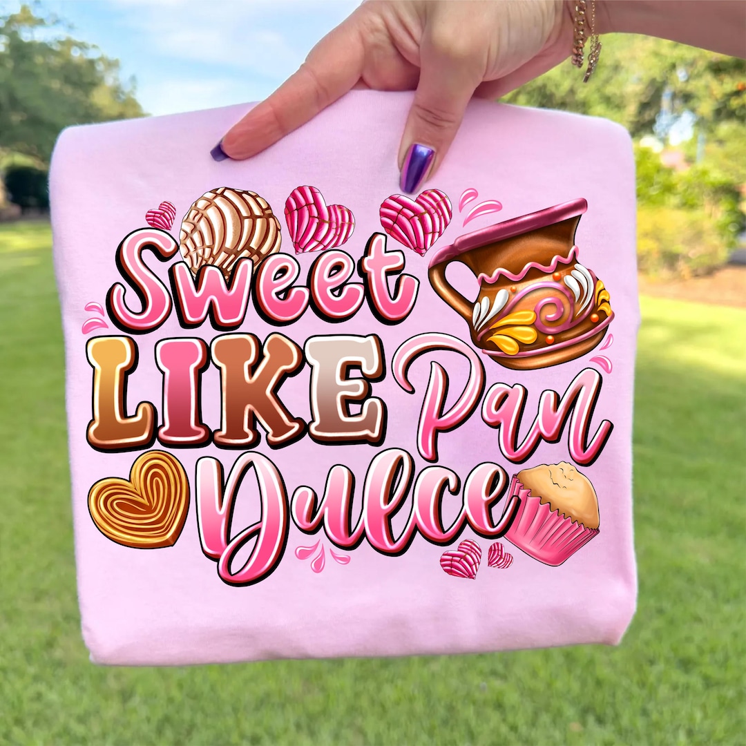 Sweet Like Pan Dulce Valentine PNG, Latina Mexican Valentine, Concha ...