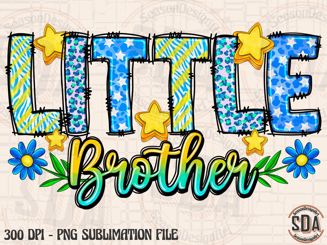 Little Brother PNG Sublimation Design (digital Download) - Etsy