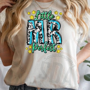 Little Mr. Perfect Png Sublimation Design, Baby Boy Png, Baby Png ...