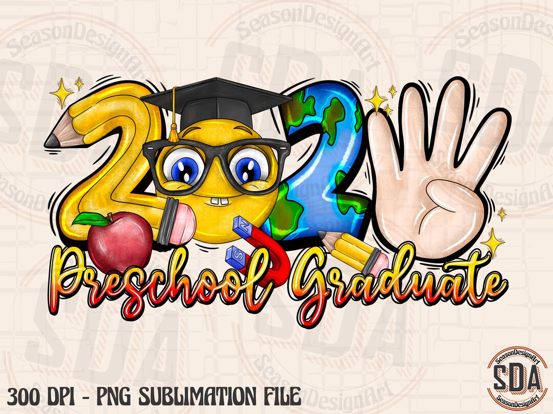 2024 Preschool Graduate PNG, Preschool Png, Teacher Life, Pre-k 2024 ...