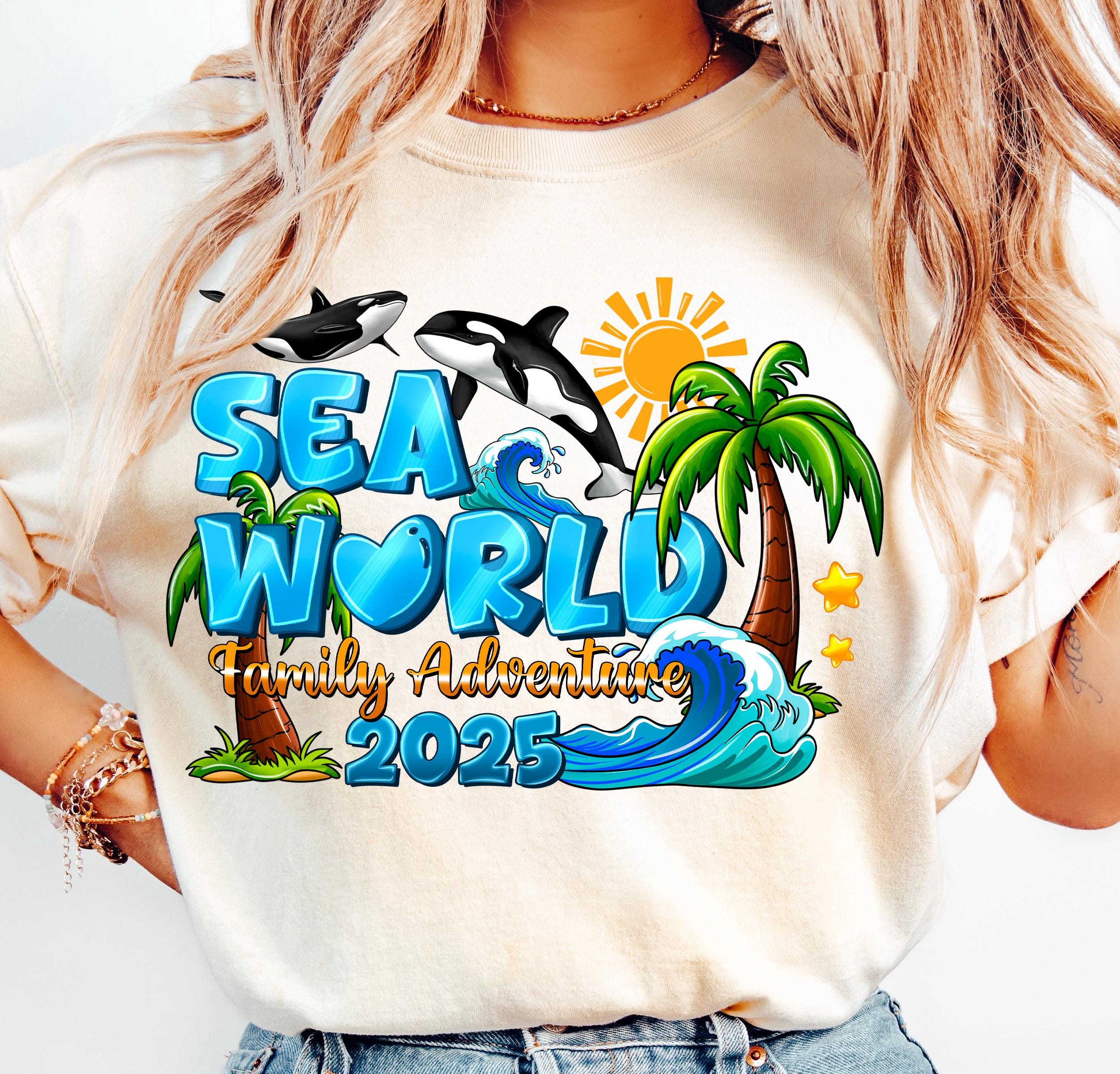 Seaworld Family Adventure 2025 PNG: Sublimation Design (digital ...